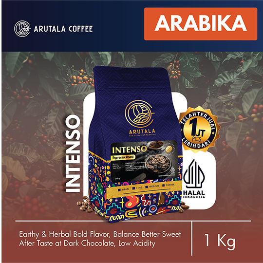 ARUTALA Kopi Intenso Espresso Roast 1KG - Arutala
